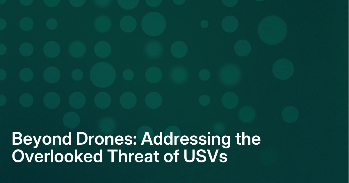 Beyond Drones: Addressing the Overlooked Threat of USVs - WA Insights
